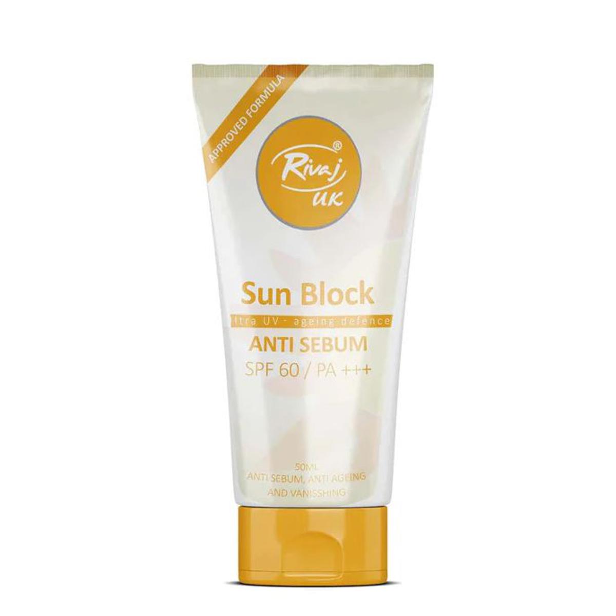 Rivaj Uk Anti-Sebum Sunblock SPF60